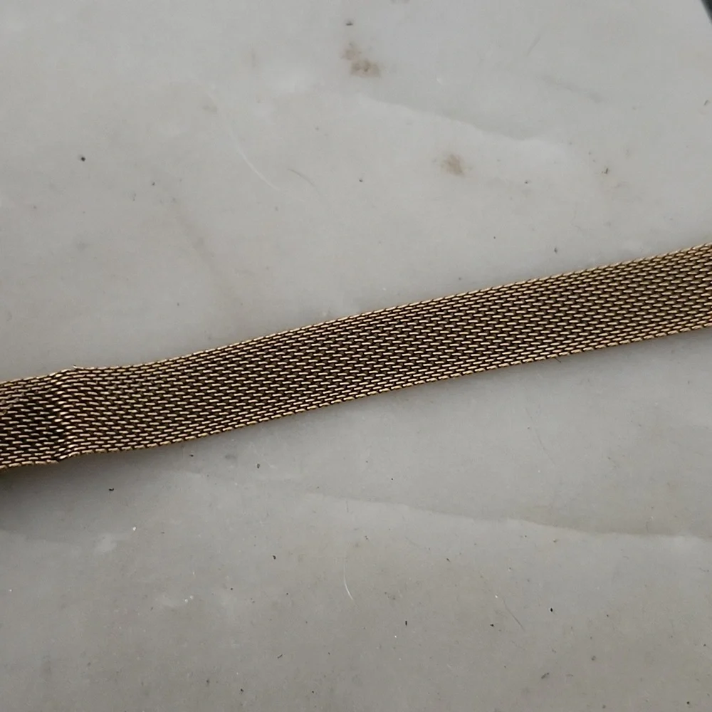 Source Unknown | Jewelry | Vintage Golden Mesh Choker Decorative Center ...